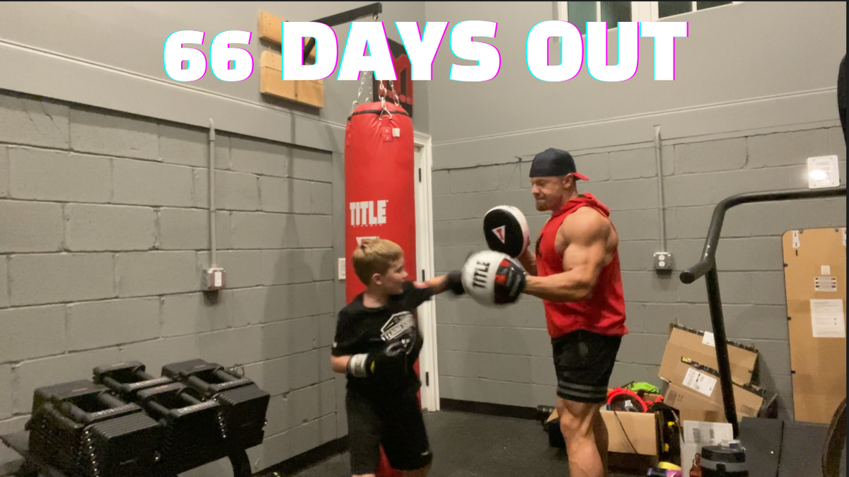 66 Days Out - BOXING WITH PRESTON | Full Day of Eating (5.5K+ Calories ...