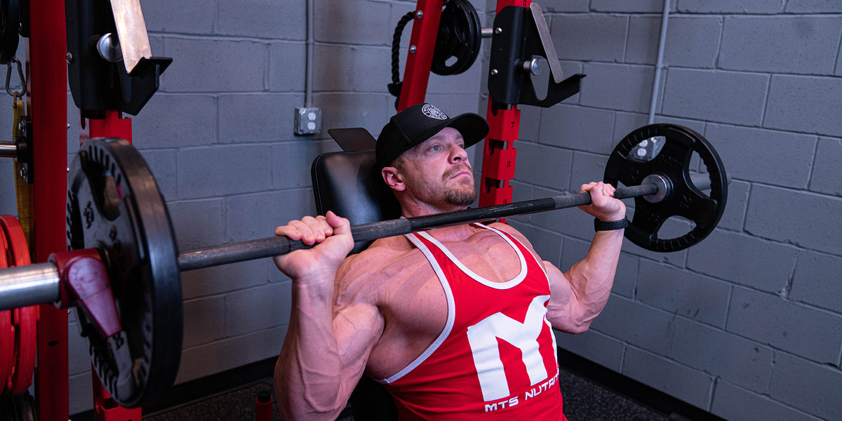 Seated Shoulder Press Barbell