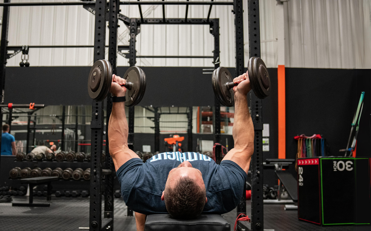 Reverse Grip Dumbell Press Exercise Instructions and Tips — Tiger Fitness