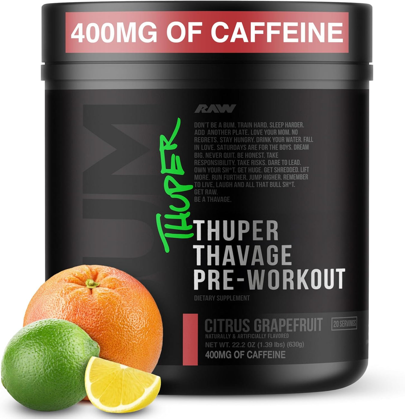 Cbum Thuper Thavage | Pre-Workout Formula — Tiger Fitness