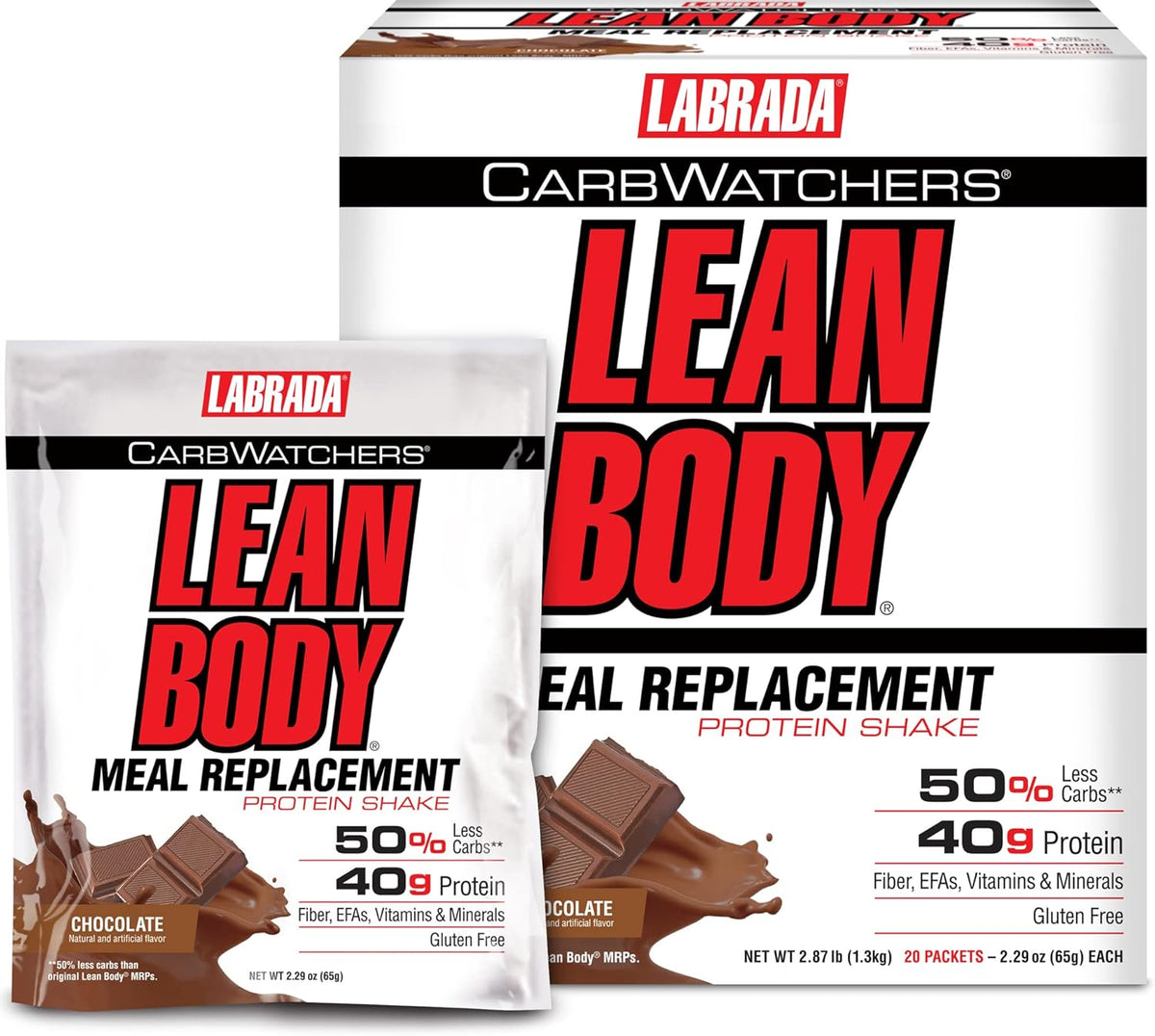 Buy Labrada Lean Body CarbWatchers Packets | Low Carb Meal Replacement ...