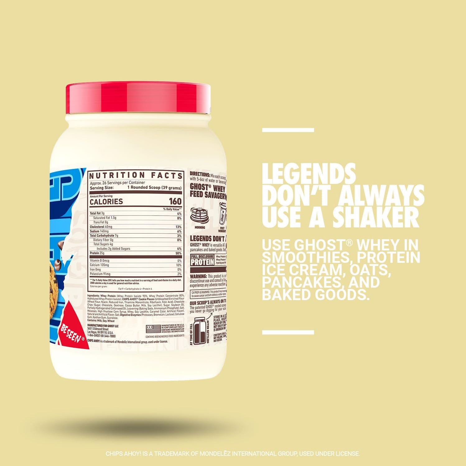 GHOST Protein Powder | 25g Whey Protein Blend – Top Seller — Tiger Fitness