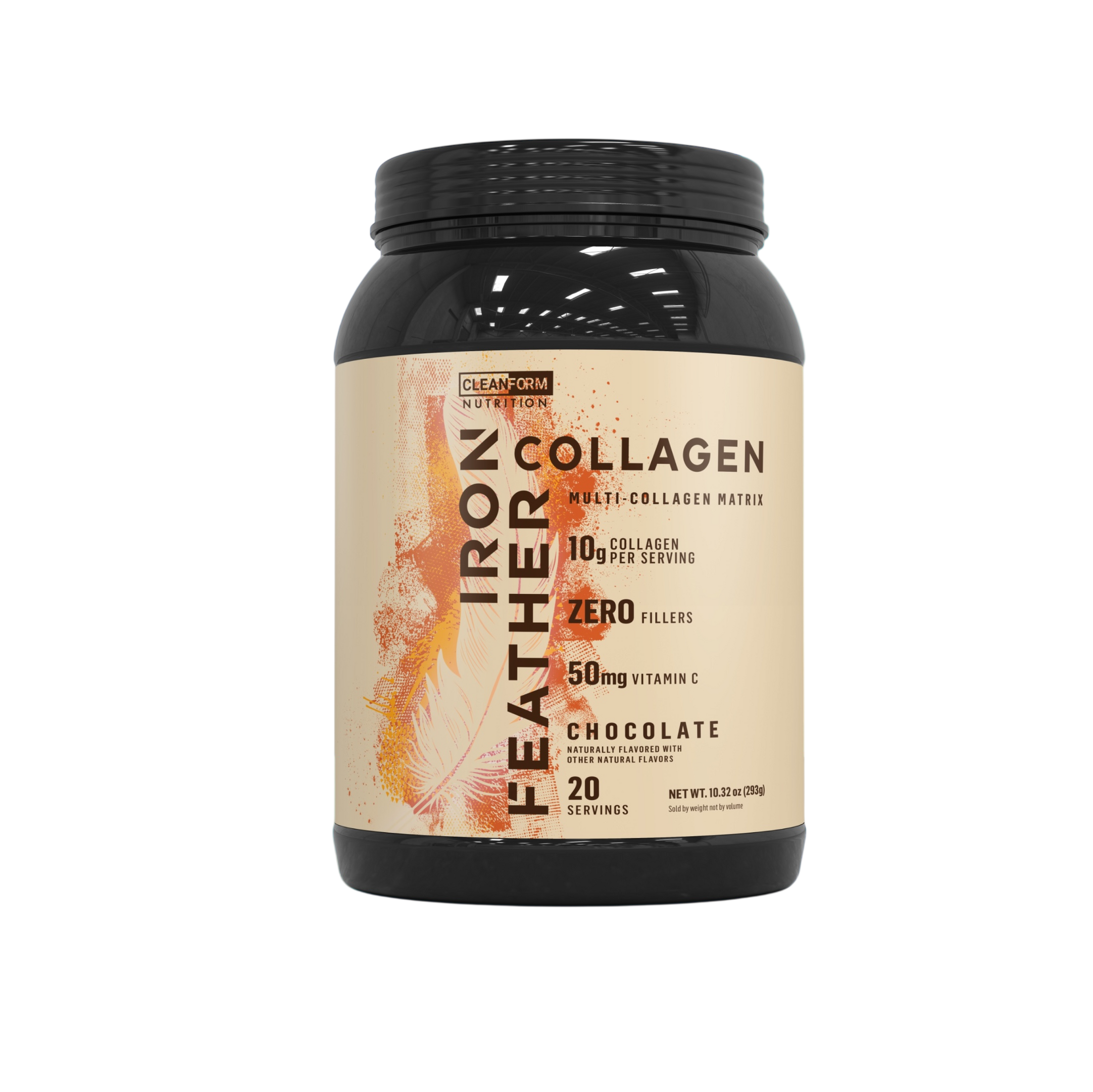 Cleanform Iron Feather Collagen | Premium Hair, Skin & Joint Support ...