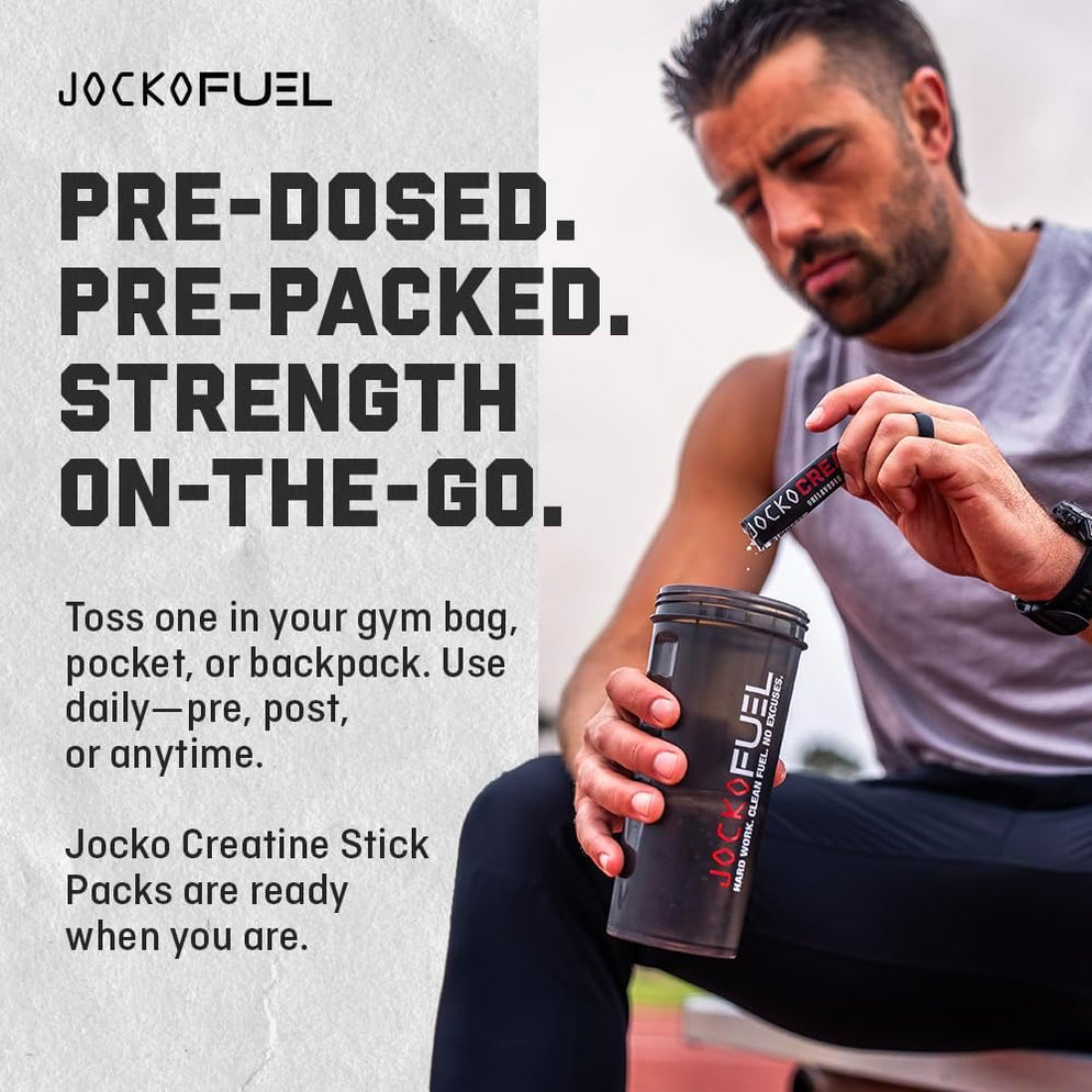 Jocko Creatine Stick Packs | Strength, Power & Recovery | TigerFitness ...