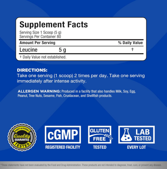 Shop Allmax Leucine to Support Muscle Growth and Recovery — Tiger Fitness