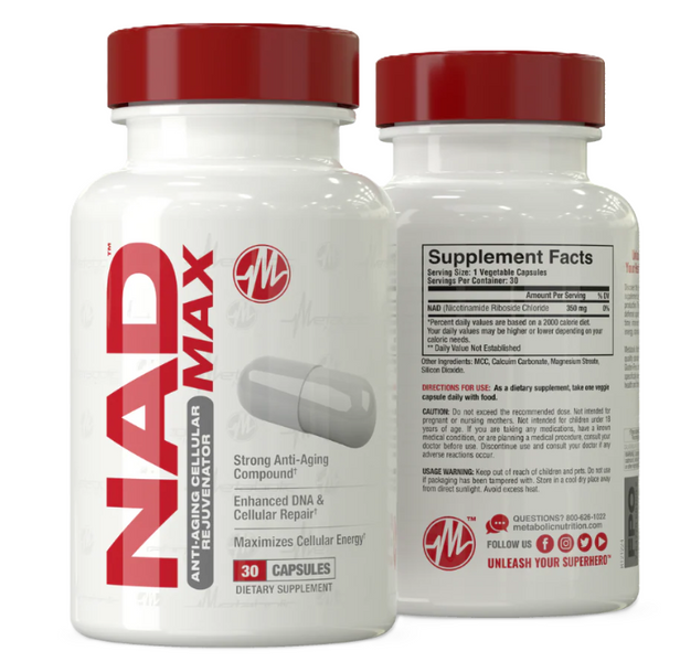 Metabolic Nutrition NAD Max | Advanced NAD+ & Longevity Support — Tiger ...