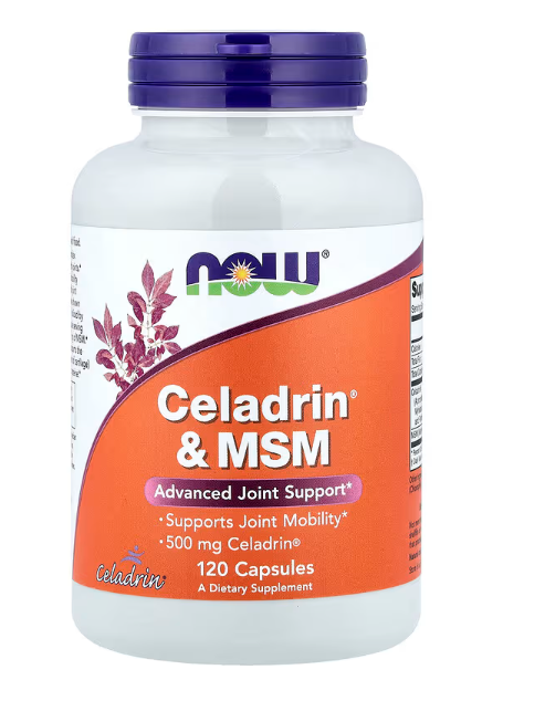 Celadrin® 500 mg with MSM | NOW Joint Mobility Support — Tiger Fitness