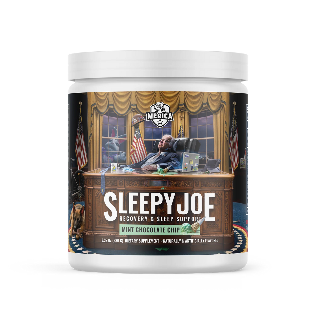 Merica Labz Sleepy Joe | Nighttime Sleep & Recovery Aid | TigerFitness ...