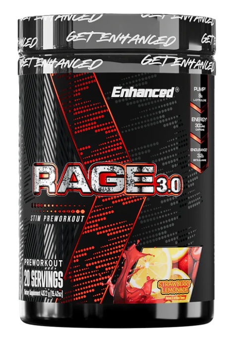 Enhanced Labs Rage 3.0 | Hardcore Pre-Workout | TigerFitness.com ...