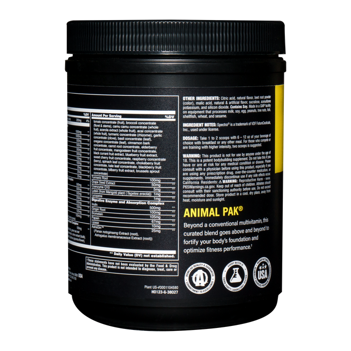 Universal Nutrition Animal Pak | The New Original — Tiger Fitness