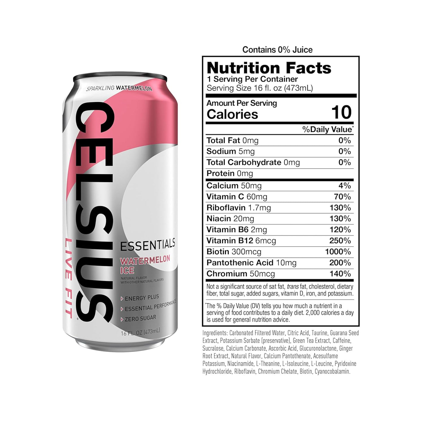 Celsius Essentials Energy Drink | Zero Sugar | TigerFitness.com — Tiger ...