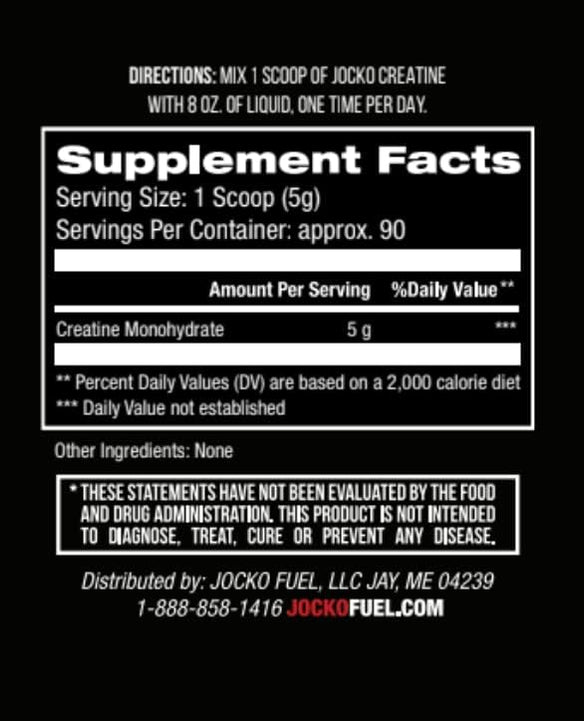 Jocko Fuel Creatine | 100% Creatine Monohydrate — Tiger Fitness