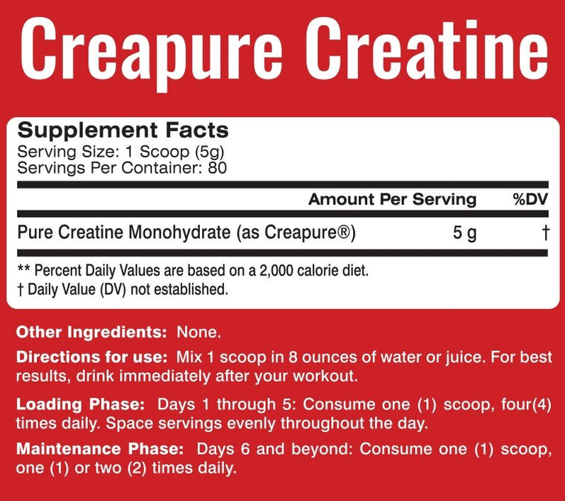 MTS Nutrition Creapure Creatine - The Best Creatine. Period. — Tiger ...