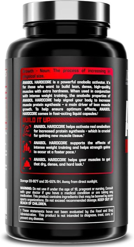 Nutrex Anabol Hardcore | Natural Anabolic Activator — Tiger Fitness