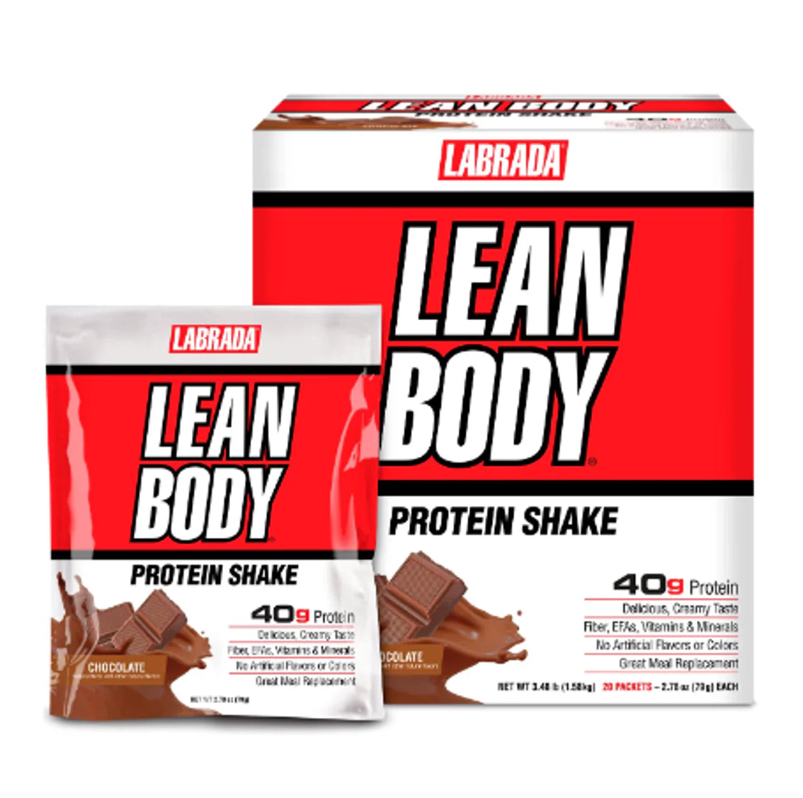 Labrada Lean Body Protein Shake Packets | Quick Meal | TigerFitness ...