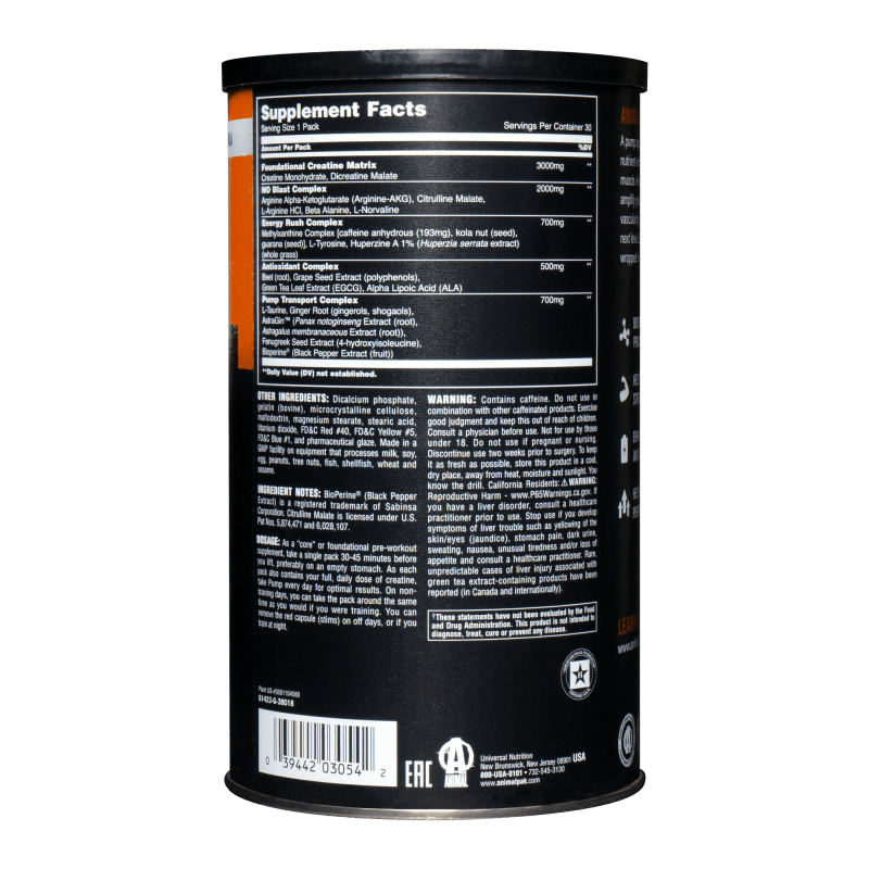 Animal Pump | Pre-Workout Pump Matrix! — Tiger Fitness