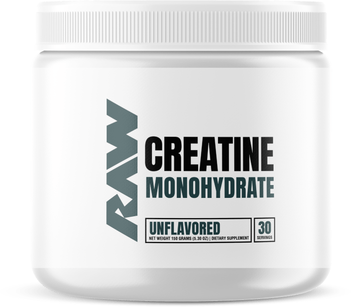 Raw Creatine Monohydrate - Unflavored 30 Servings - 5g Per Serving ...