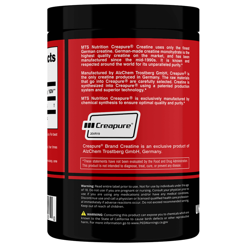 MTS Nutrition Creapure Creatine - The Best Creatine. Period. — Tiger ...