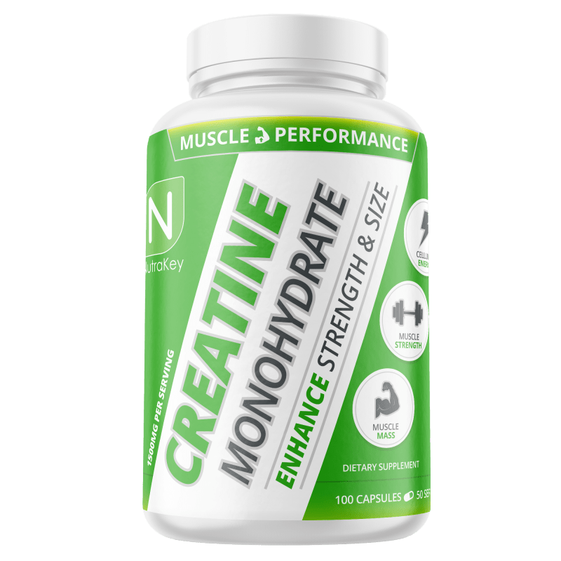 NutraKey Creatine Capsules for Strength, Power & Performance — Tiger ...