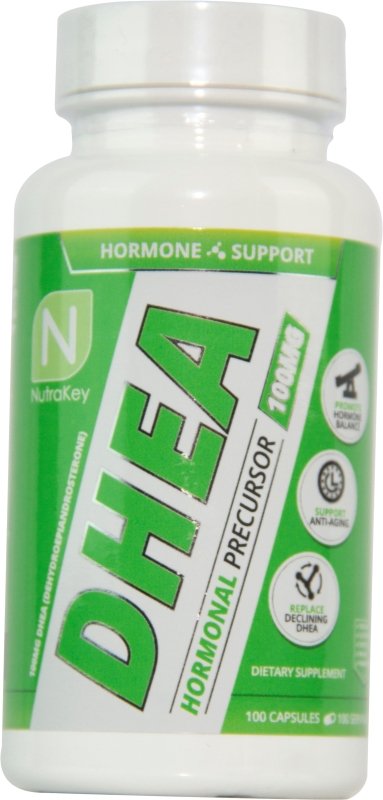 Nutrakey DHEA Hormonal Precursor Supplement - 100 Capsules — Tiger Fitness