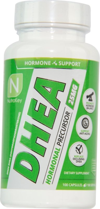 Nutrakey DHEA Hormonal Precursor Supplement - 100 Capsules — Tiger Fitness