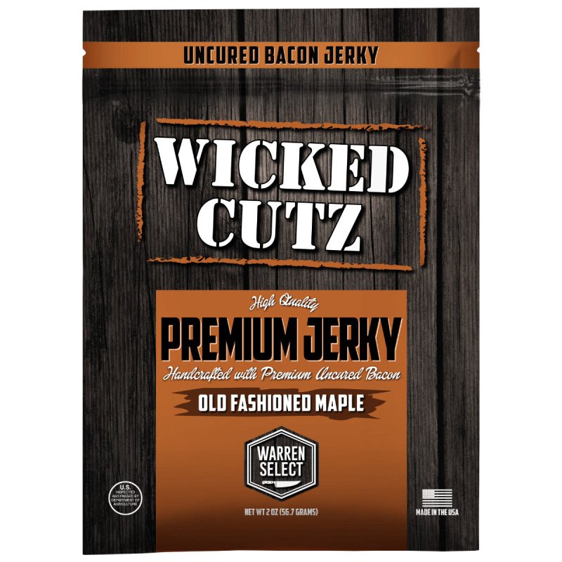 Shop Wicked Cutz Bacon Jerky | Premium Thick Cut Bacon Snack — Tiger ...